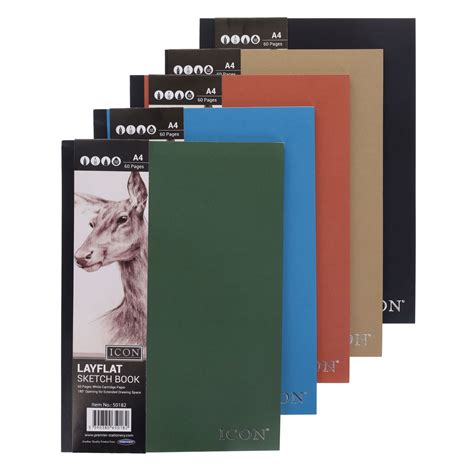 Icon A4 105gsm Layflat Sketchbook 30 Sheets Gbbstationeryie