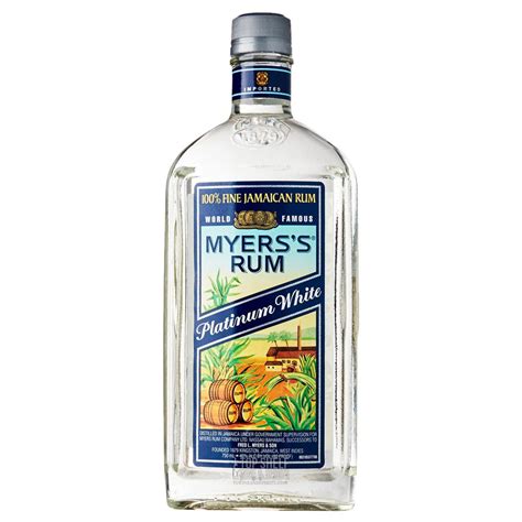 Myerss Platinum White Jamaican Rum Lg Liquor Geeks