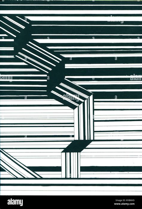 Abstract Hexagonal Molecular Structures In Technology Background And