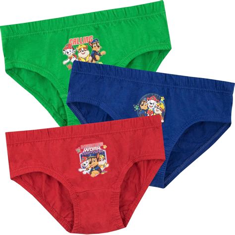 Paw Patrol Boys Chase Marshall And Rubble Underwear Amazonca