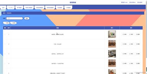 [附源码]java ssm计算机毕业设计家具商城hog7l 源码 程序 数据库 部署 csdn博客