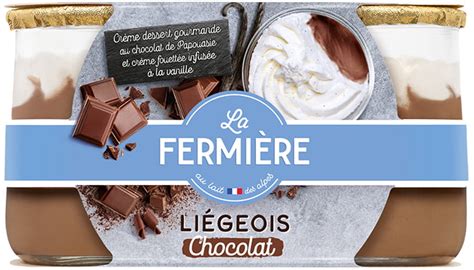 Liégeois vanille • La Fermière