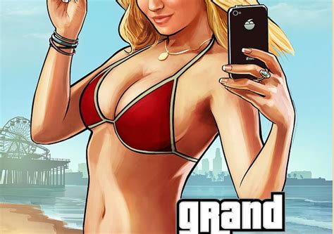 Grand Theft Auto V Girl Bikini Beach Girl Selfie Gta V Face Mask By