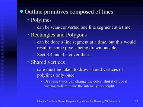 Ppt Basic Raster Graphics Algorithms For Drawing 2d Primitives Powerpoint Presentation Id