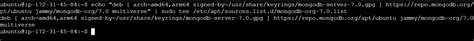 how to install mongodb server on ubuntu 24 04 lts