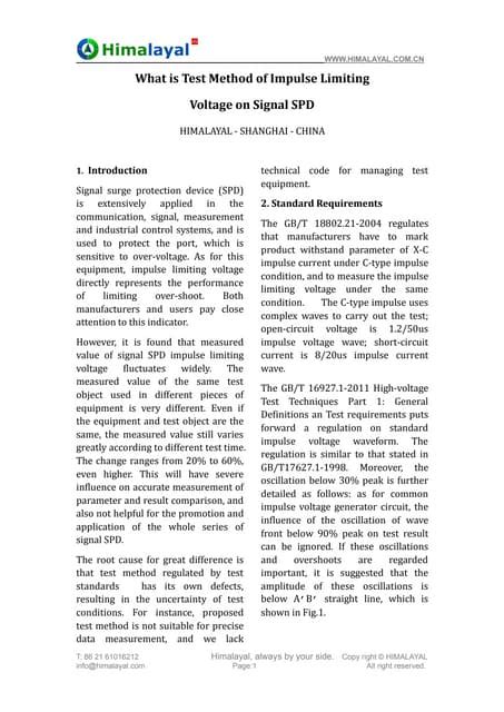 Lightning Impulse Test In Precise Pptx Weather Science