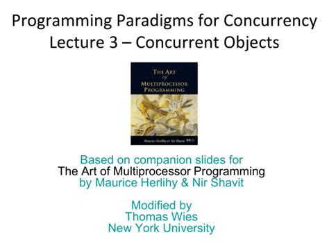 Art Of Multiprocessor Programming