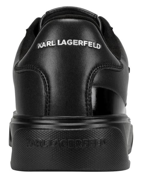 Karl Lagerfeld Karl Lagerfeld I Density Logo Lace Up Sneakers In Black