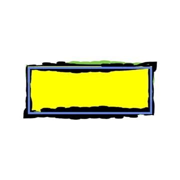 Cute Yellow Text Box Frame Text Box Frames Text Box Banner PNG