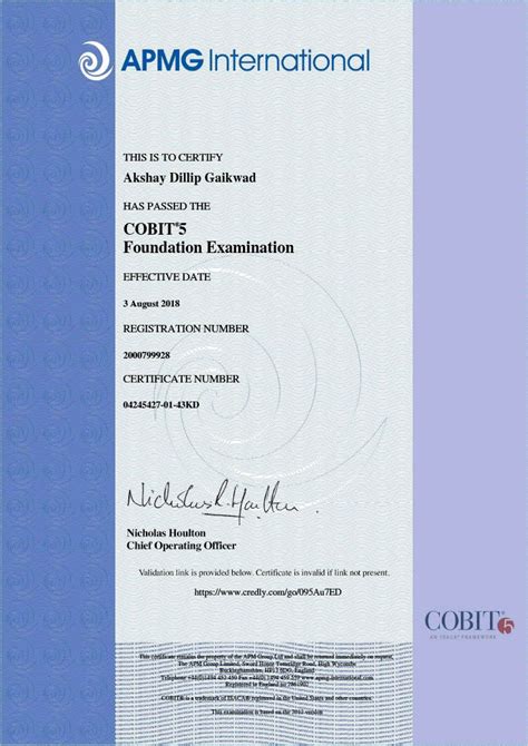 Akshay Gaikwad On Linkedin Glad To Clear The Cobit 5 Certification Exam Grateful To Ayilur Akshay Gaikwad On Linkedin Glad To Clear The Cobit 5 Certification Exam Grateful To Ayilur