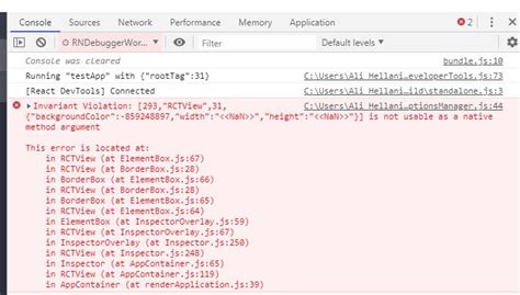 invariant violation in fresh installed app on android windows · issue
