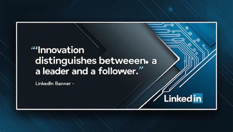 Professional Linkedin Banner Modern Design Premium Ai Generated Image