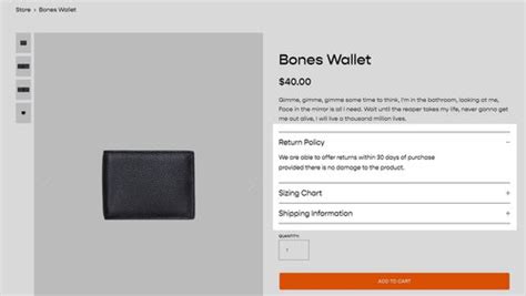 Accordion In Product Details Squarespace Will Myers Squarespace Plugins