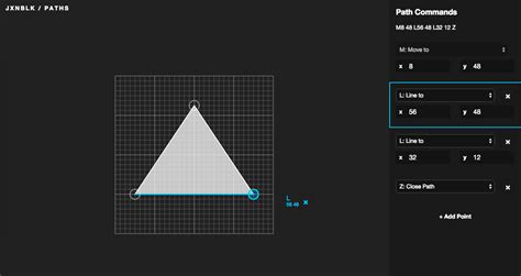 Paths Browser Based Svg Editor Michael Lee