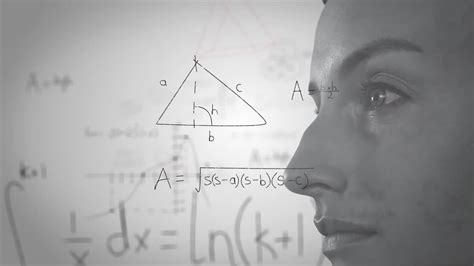 Animation Of Mathematical Equation And Diagrams Over Close Up Of