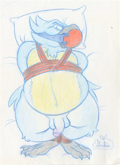 Rule 34 Avian Ball Gag Bird Bluebird Bondage Bound Eastern Bluebird