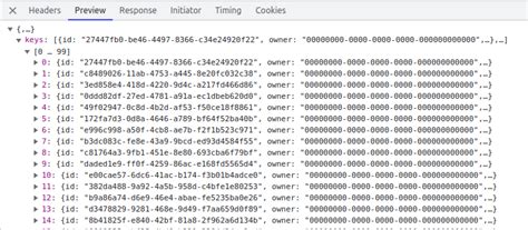 Server Endpoint To Return Keys Mapped To A User · Issue 8227