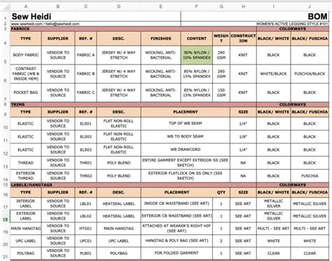 FREE Excel Tech Pack Template Fully Customizable