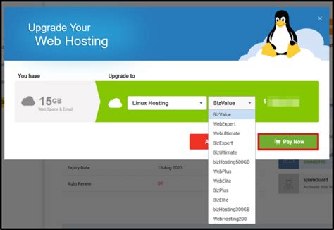 How Do I Upgrade My Hosting Plan