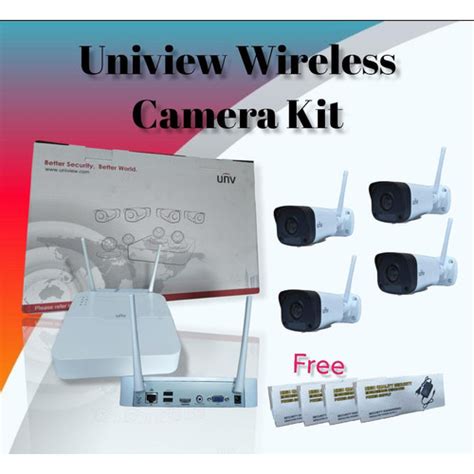 Jual Paket Camera Wifi CCTV Wireless UNIVIEW UNV 2MP 4 CAM Kit Tanpa Kabel Paket Indoor Kota