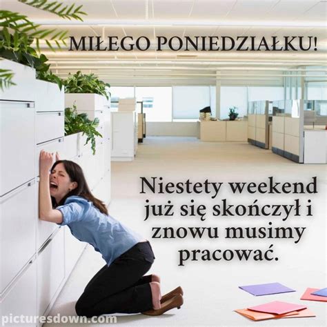 Kartka Dzie Dobry W Poniedzia Ek Mieszne Biuro