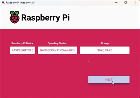 Raspberry Pi Imager Next Main Screen Addicted To Tech