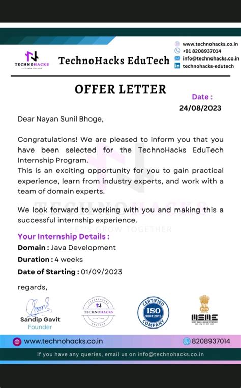 Nayan Bhoge On Linkedin Javadevelopment Mrsandipgavit