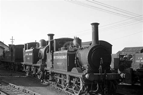 The Transport Library Br W13 Carisbrooke Ex Lbsc Class A1x With W4 Wroxall Class E1 At Newport