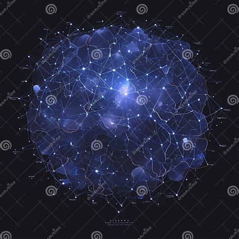 Intricate Network Of Interconnected Systems Stock Illustration