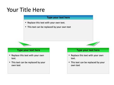 PowerPoint Slide Text Box Diagram Boxes Multicolor PL CrystalGraphics Com
