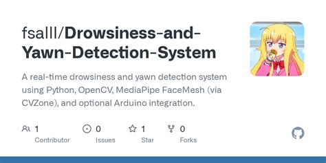 Github Fsallldrowsiness And Yawn Detection System A Real Time