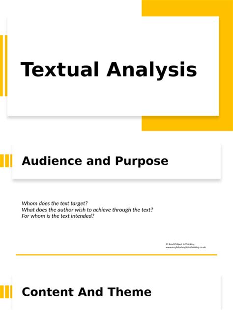 Textual Analysis Unit Presentation Pdf Speech Logos