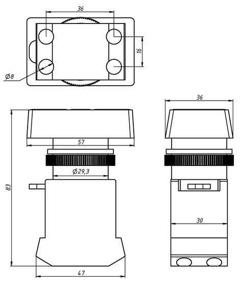 Кнопка ON-OFF d30mm - купить в интернет-магазине cnc-tehnologi.ru c ...