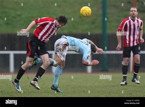 Simon Glover Of Hornchurch Tangles With Jack Walder Of Lewes Afc Hornchurch Vs Lewes Ryman