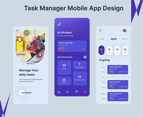 Task Manager Mobile App Design On Behance