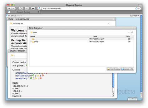 Cloudera Desktop