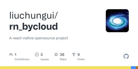 GitHub Liuchungui Rn Bycloud A React Native Opensource Project