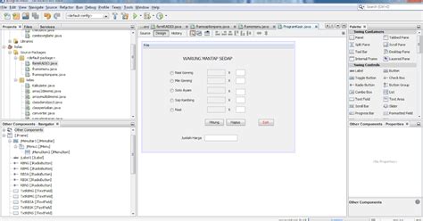 Program Kasir Sederhana Menggunakan JFrame NetBeans