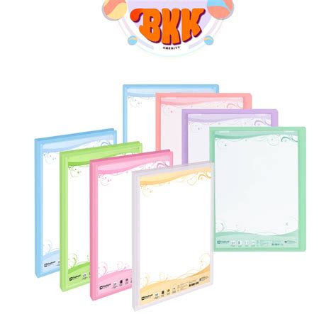 Elephant แฟ้มโชว์เอกสาร แฟ้ม ตราช้าง รุ่น Pf01 ขนาด A4 สามารถเติมไส้ได้ 1 เล่ม Shopee Thailand