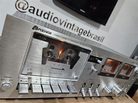 Tape Deck Polyvox Cp 750 D Audio Vintage Brasil