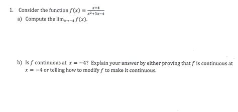 solved consider the function f x x 4 x 2 3x 4 a compute