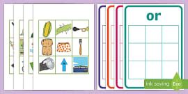 Sh Ch Th And Ng Sorting Cards Activity Teacher Made