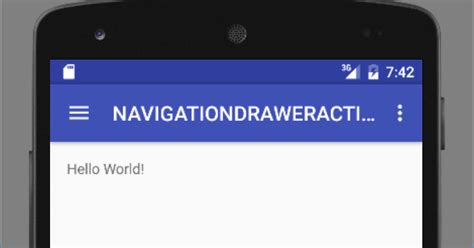 gr solution create a simple navigation drawer activity in android