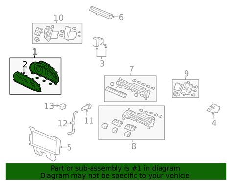 78100 Te1 A02 2010 Honda Accord Meter Assembly Combination Honda