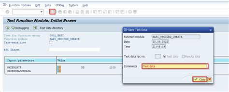 How To Use Fm Inputs For Bapiprocordcreate B Sap Community