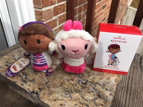Hallmark Itty Bittys Doc Mcstuffins Lambie Hallmark Ornament Doc And Chilly Disney Antique