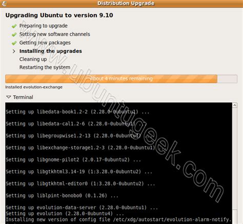 Upgrade Ubuntu 904 Jaunty Jackalope To Ubuntu 910 Karmic Koala