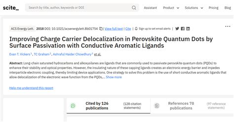 Improving Charge Carrier Delocalization In Perovskite Quantum Dots By Surface Passivation With