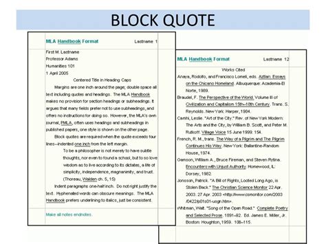 PPT BLOCK QUOTE PowerPoint Presentation Free Download ID 5186921