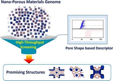 High Throughput Screening Approach For Nanoporous Materials Genome Using Topological Data